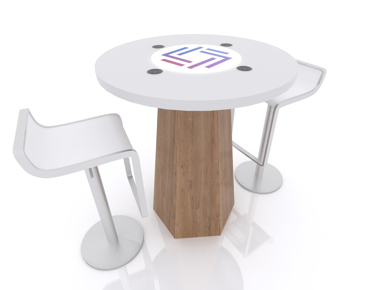 MOD-1484 Bistro Charging Table– JW Displays, Incorporated